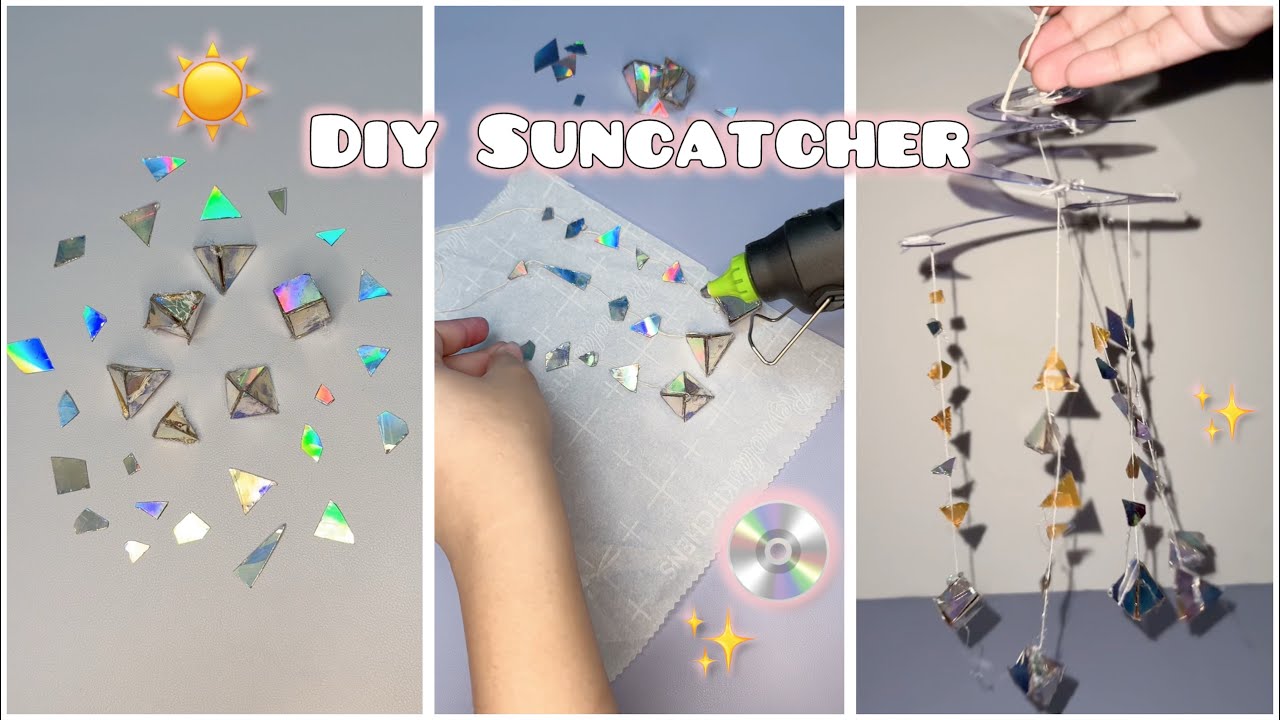 Turn Old CDs into Stunning DIY Suncatchers! How to Make a Beautiful ...