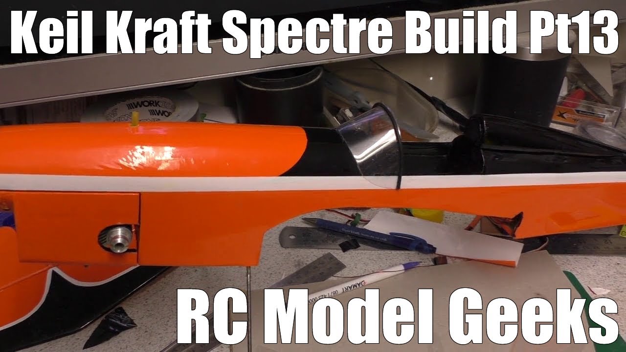 Keil Kraft Spectre Vintage Model Co Build Pt13 RC Model Geeks - YouTube