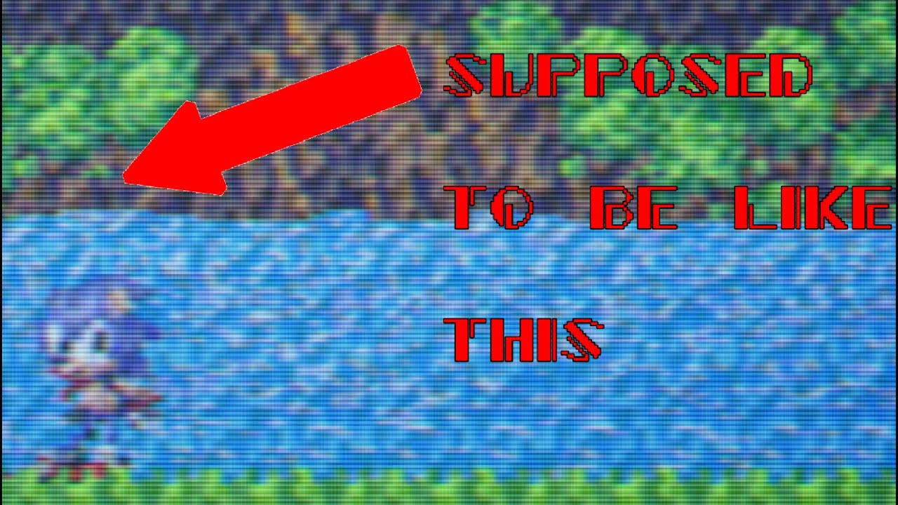 That's how the sega genesis dithering is supposed to be. - YouTube