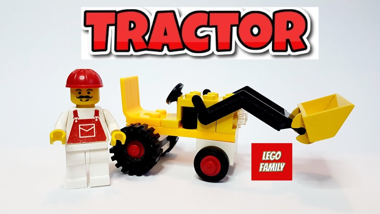 LEGO Tractor Building Instructions #LegoFamily - YouTube