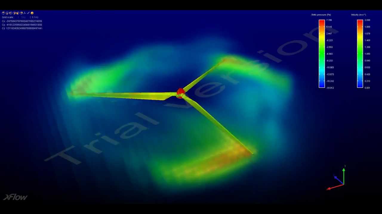 XFlow CFD - Prop - YouTube