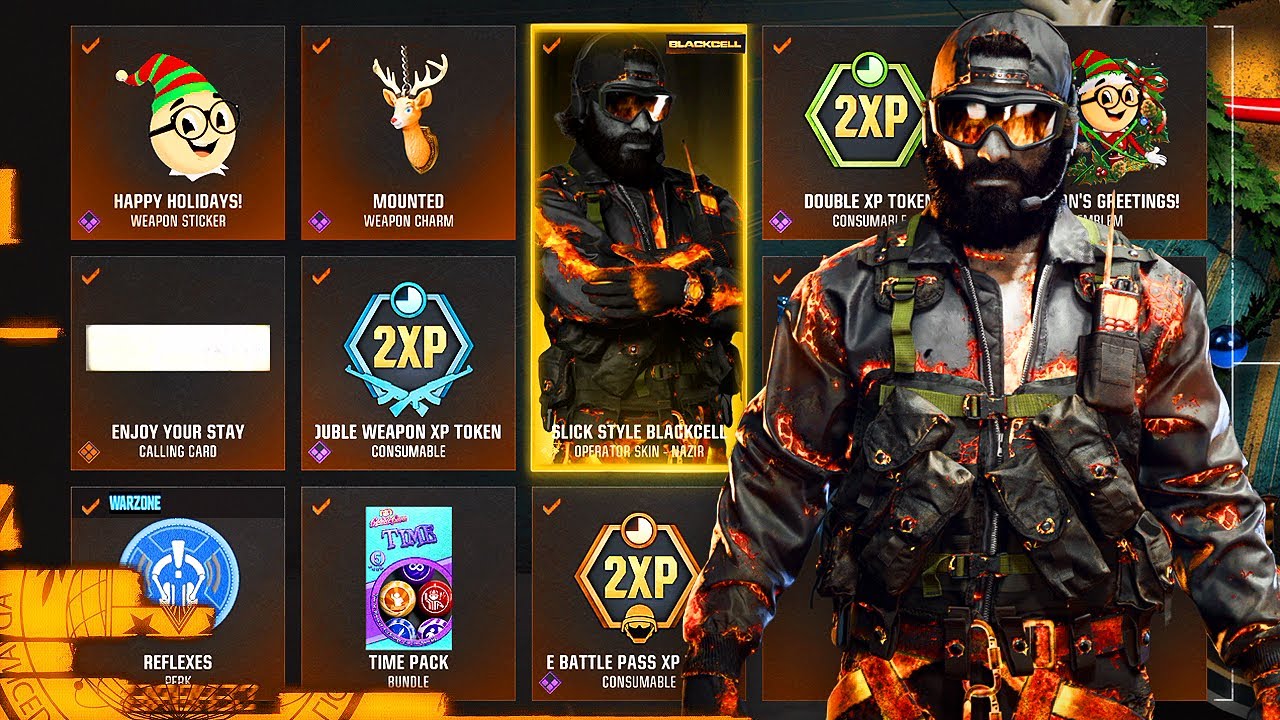 FREE OPERATOR SKIN: Opening All 13 Christmas Presents In Black Ops 6 ...