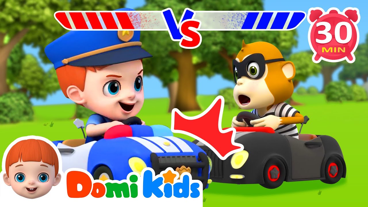 Baby Police VS. Sneaky Monkey Robber! | Fun Kids Songs & Nursery Rhymes ...