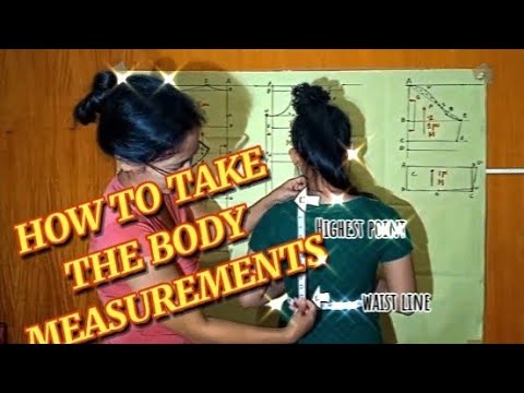 Steps in Taking the Body Measurements | Tutorial| - YouTube