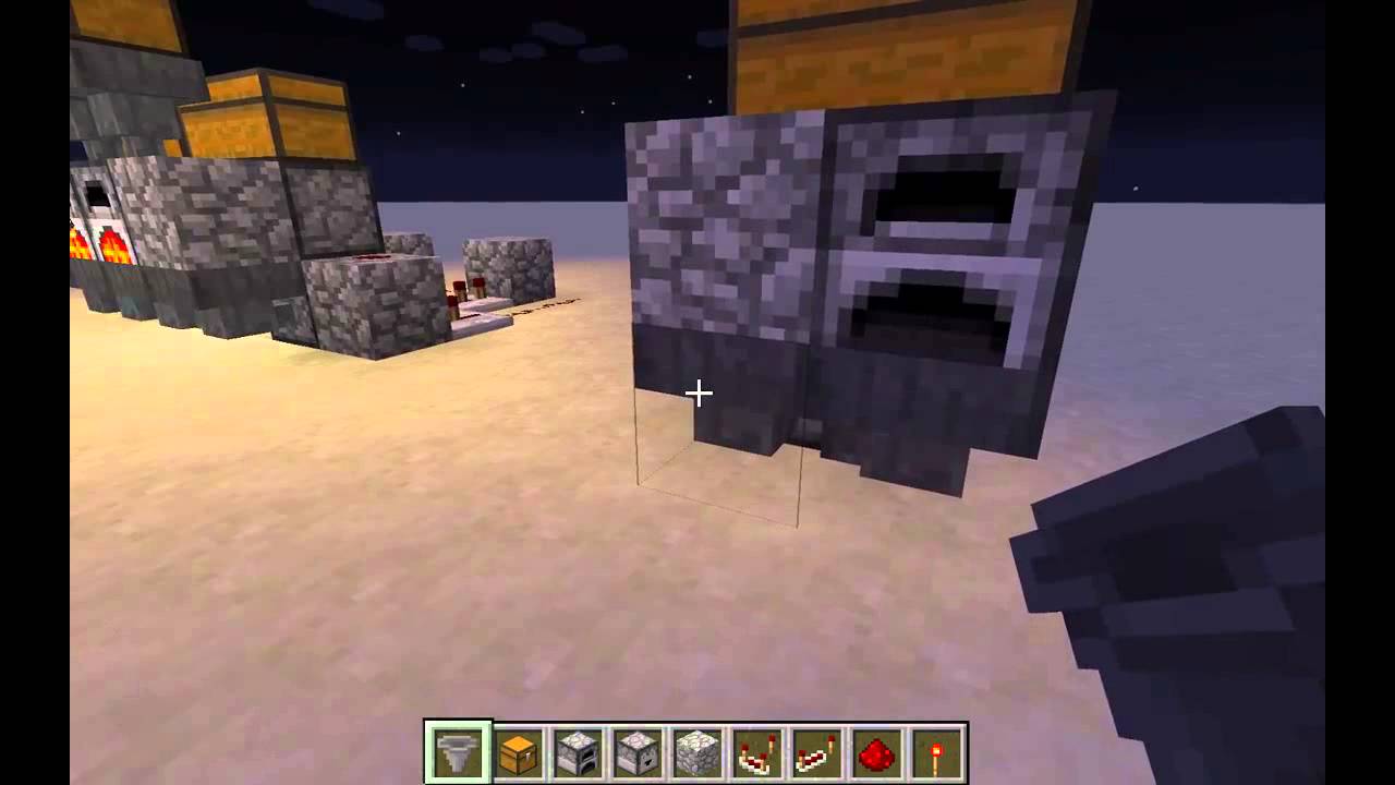Minecraft Charcoal Machine - YouTube