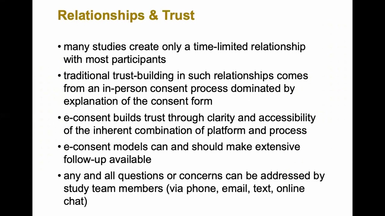 Building and Maintaining Researcher Participant Relationships in a ...