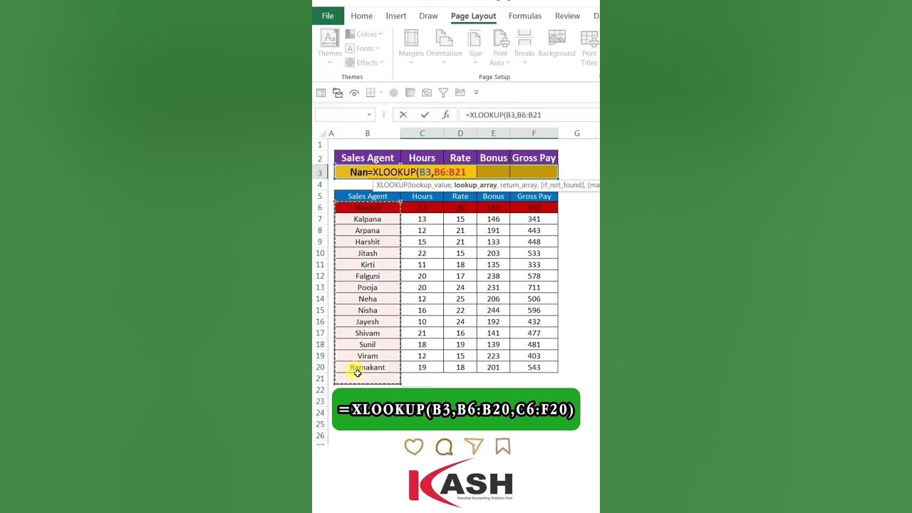 How to apply Xlookup | detailed video for excel beginners - YouTube