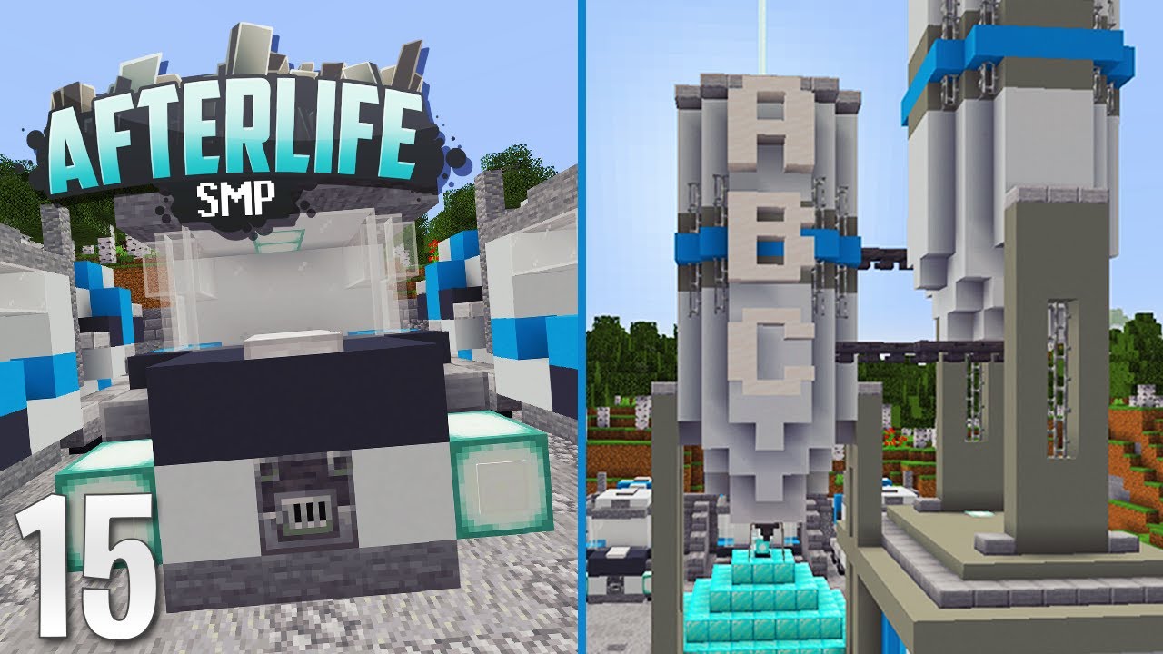AfterLife SMP #15: A & B Concrete Shop | Minecraft 1.16 Survival ...