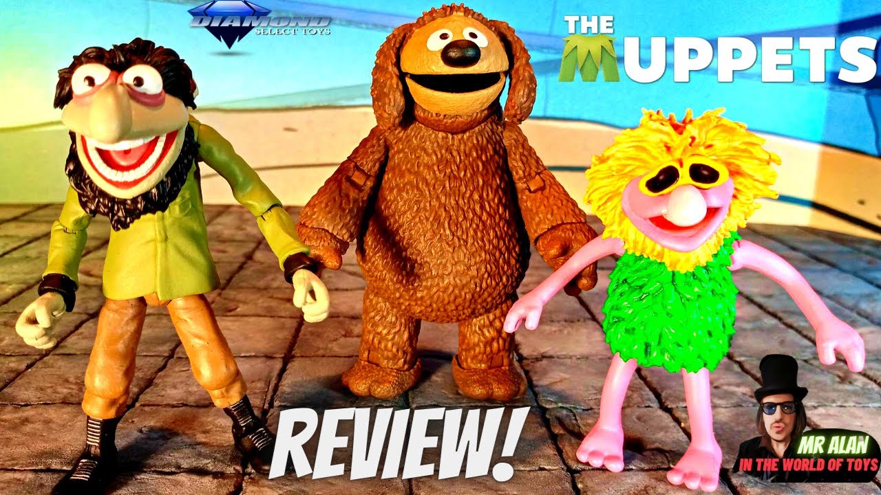The Muppets Rowlf Crazy Harry And Manha Manha Figures Review! Diamond ...