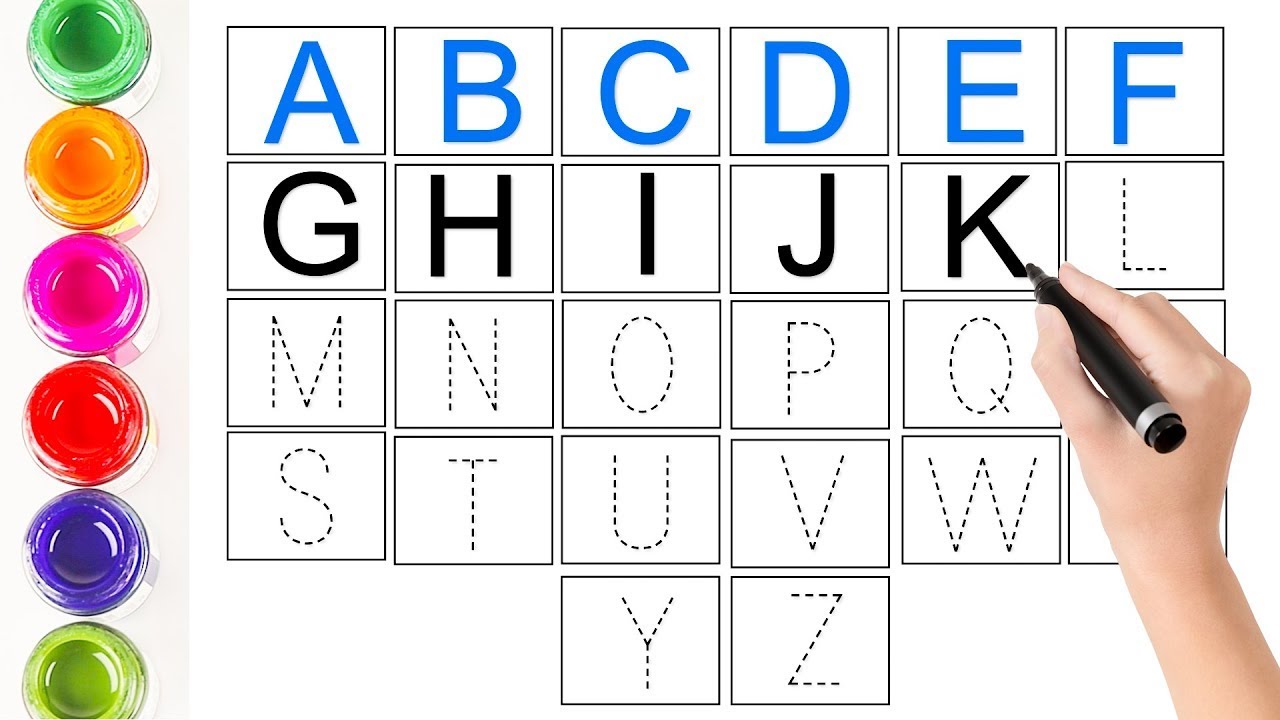 How do you do ABCD letters? | small abcd | ABCDEFG | abcd | ABC Song ...