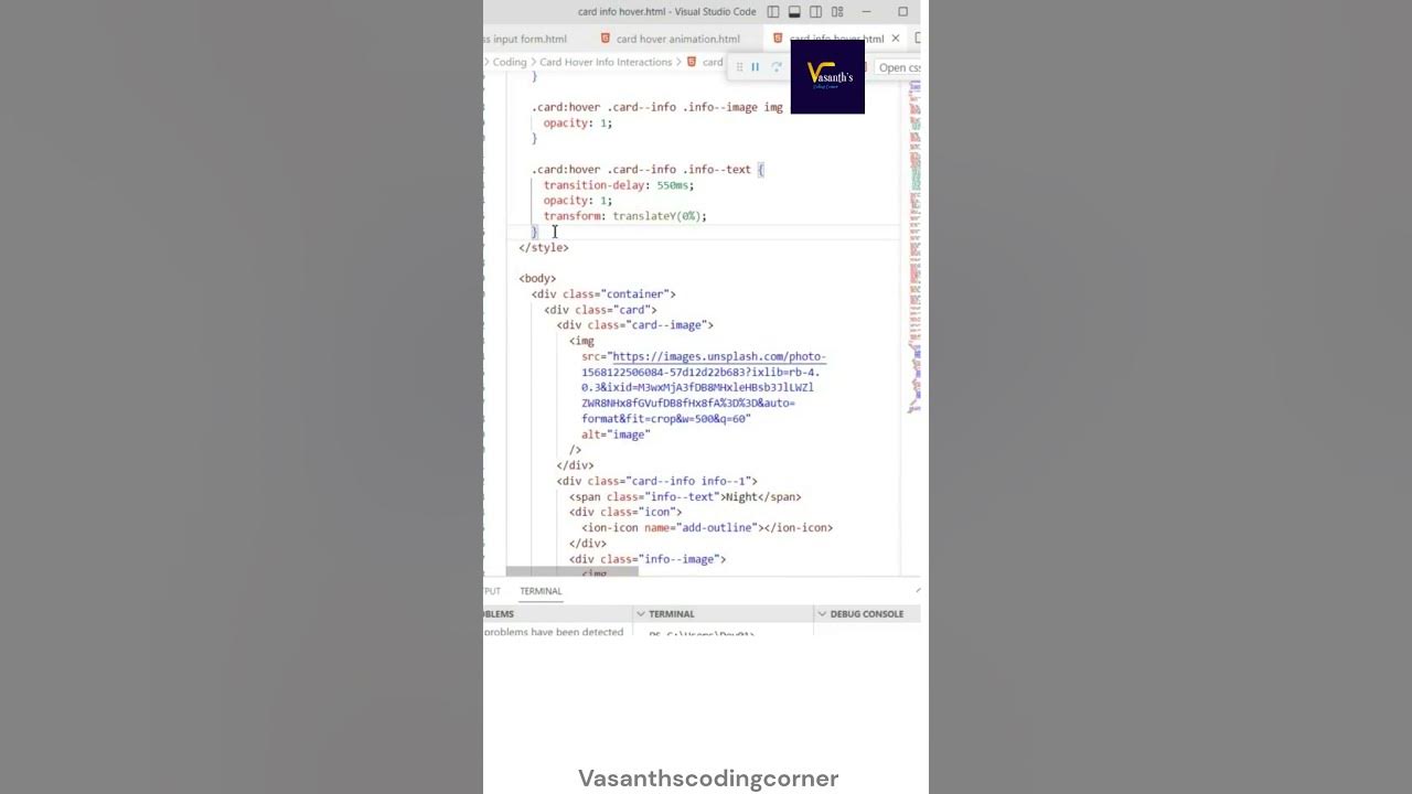 Card Info Interactions Using Html And Css Elevate Your Web Design Html Csstutorial Css Youtube