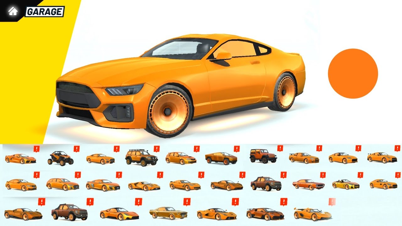 Making All Cars Orange - Extreme Car Driving Simulator 2023 - New ...