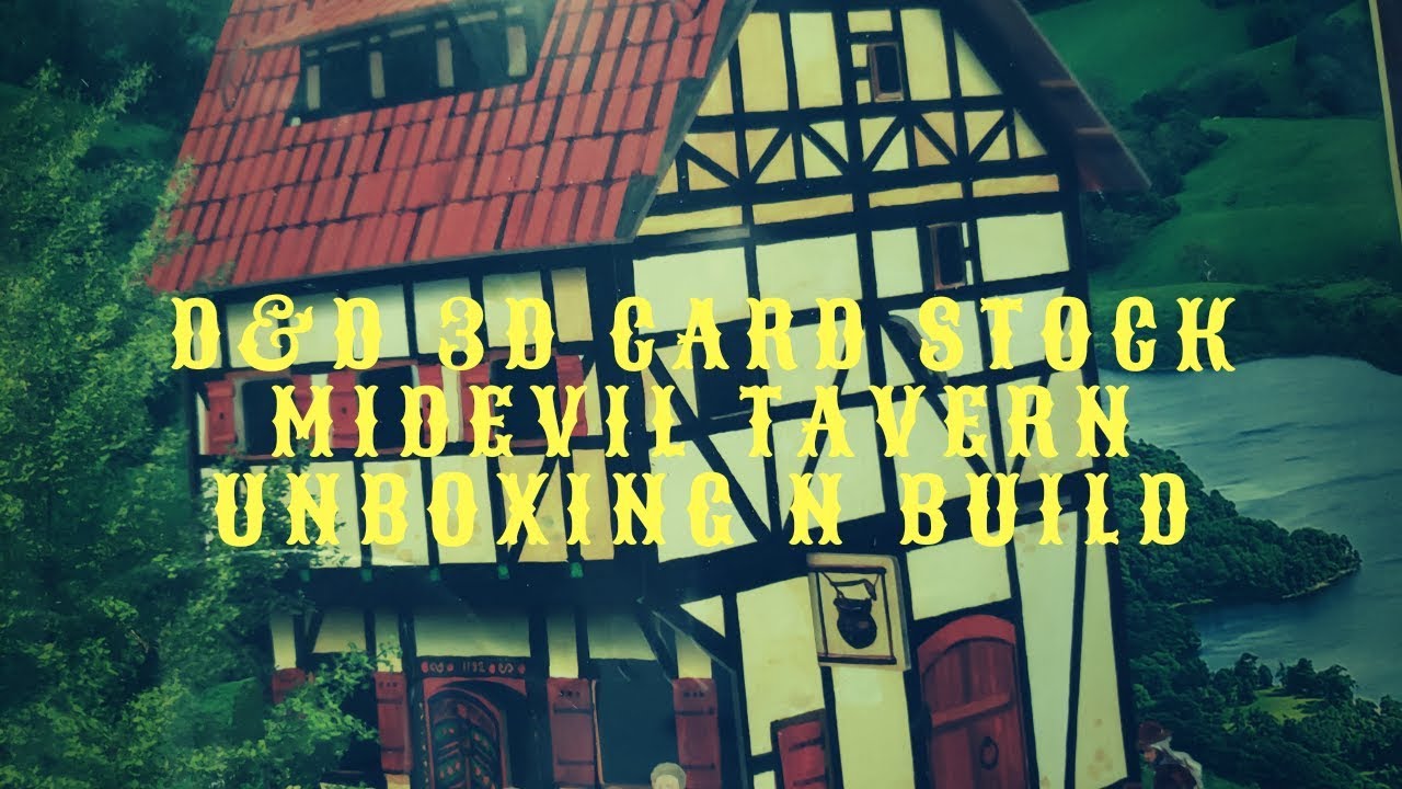 UMBUM 3D puzzle Medieval Tavern unboxing & review - YouTube