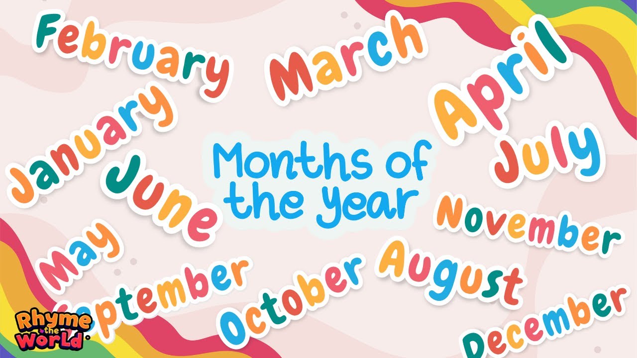 Calendar Months Name | Learn 12 Months of the Year | Fun & Educational ...