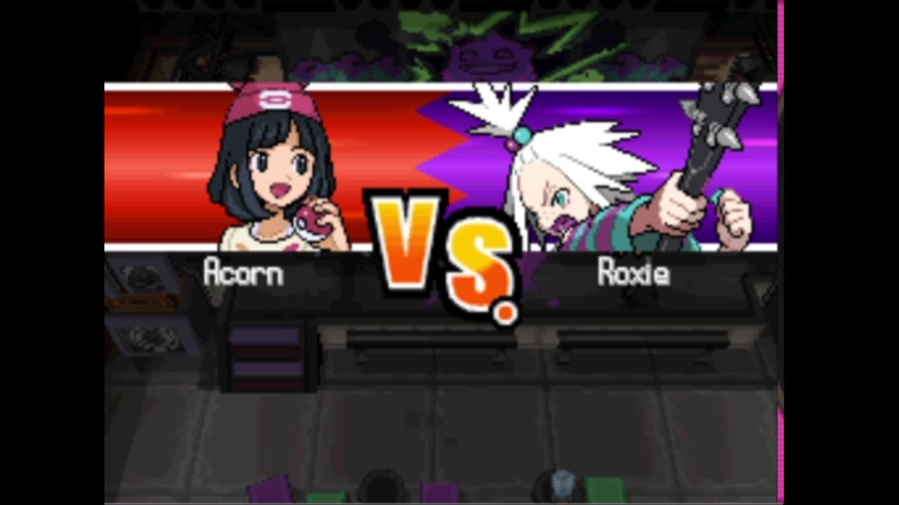 Pokemon Moon Black 2 battling Gym Leader Roxie (Gym 2) | Challenge Mode ...