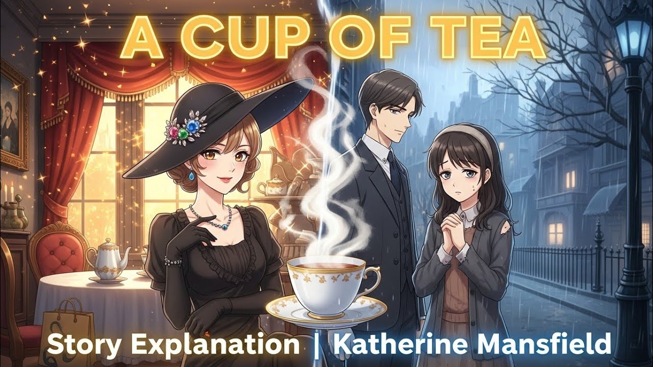 'A Cup of Tea' by Katherine Mansfield l Full Story Explanation l Class ...