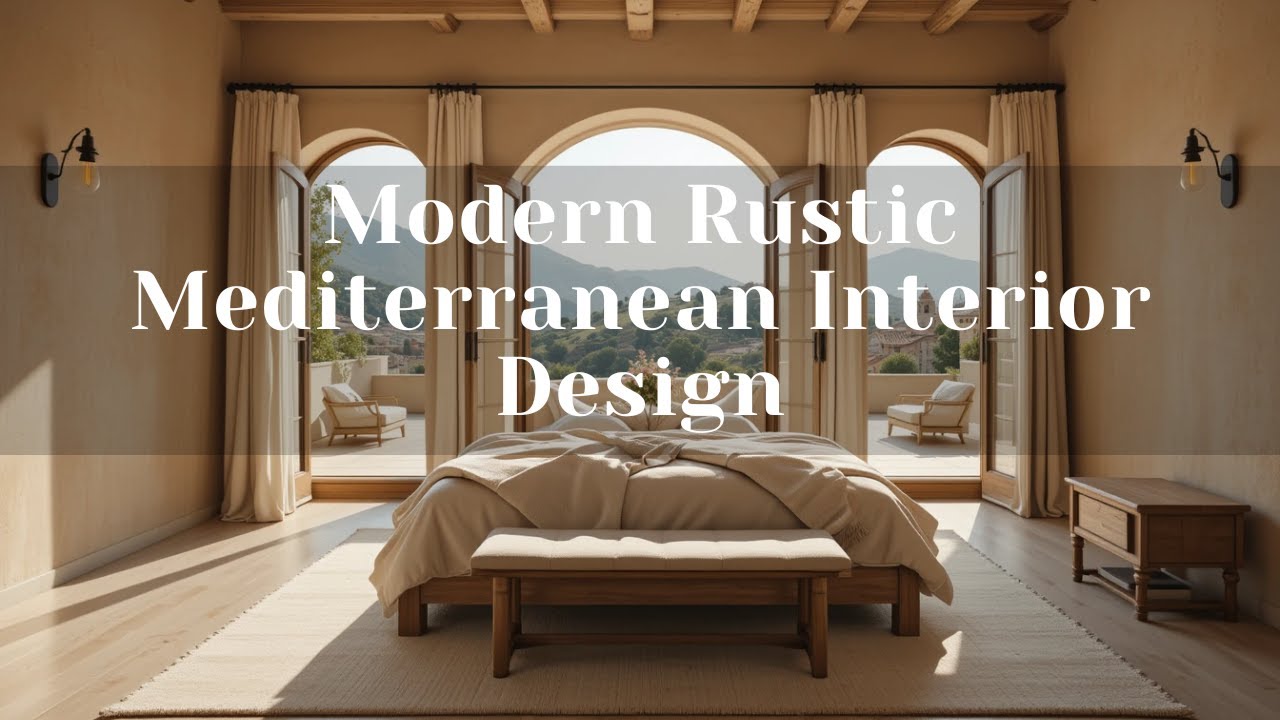 Modern Rustic Mediterranean Interior Design: Warm & Timeless Home ...