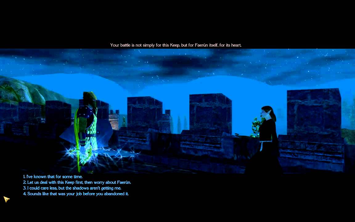 Neverwinter Nights 2 pc game, chapter 3, romance with Elanee - YouTube