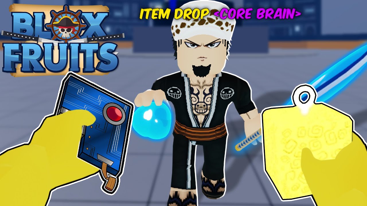 J'AFFRONTE LAW POUR DROP LE CORE BRAIN A 2.5% ! BLOX FRUITS - YouTube