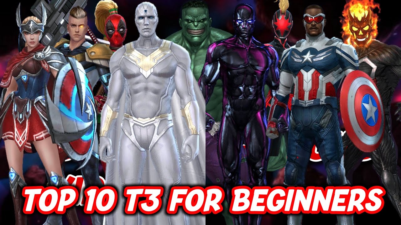 Top 10 T3 Characters For Beginners MFF | Top 10 T3 For Beginners MFF ...