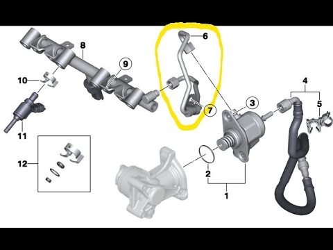 Mangueira De Pressão Original Mini Cooper R60 13537639073 - YouTube