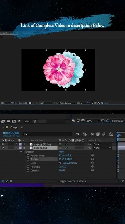 Basic Animations in After Effects - Flowers - YouTube