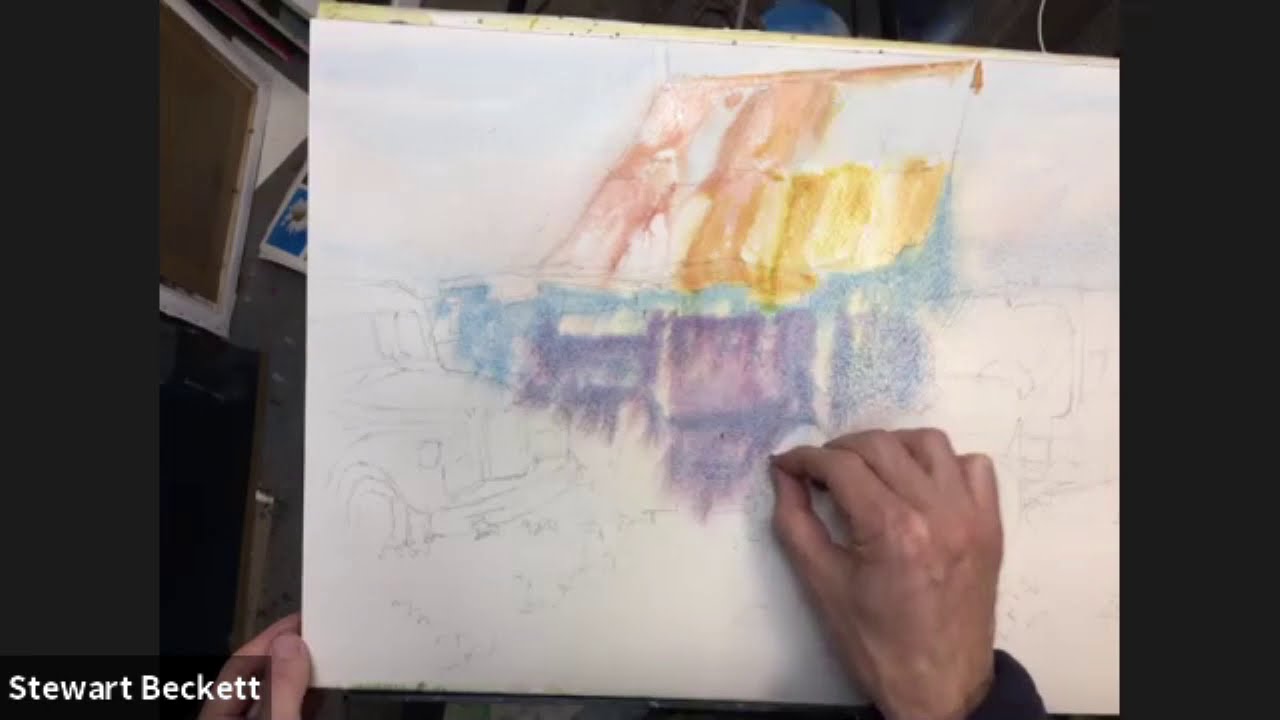 Paint Along Series - Rust in Watercolours - YouTube