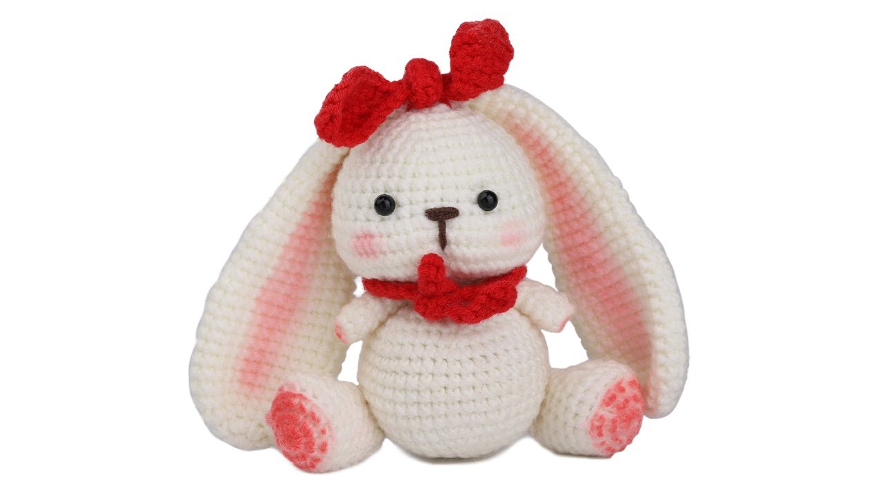 Rabbit-2：How to crochet Rabbit's head ？ - YouTube