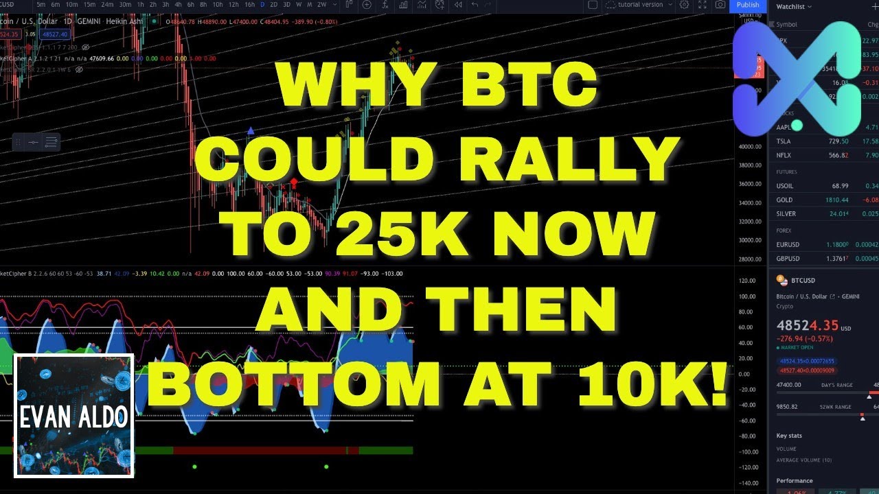 DENIAL PHASE! Why Bitcoin Could Rally to 25k and then Bottom at 10k in ...