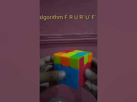 solving 3rd layer of 3×3 Rubik's cube tutorial - YouTube