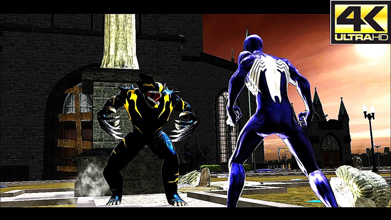 Spider-Man Web Of Shadows #8 Simbiont Wolverine Boss Fight (4k,60fps ...