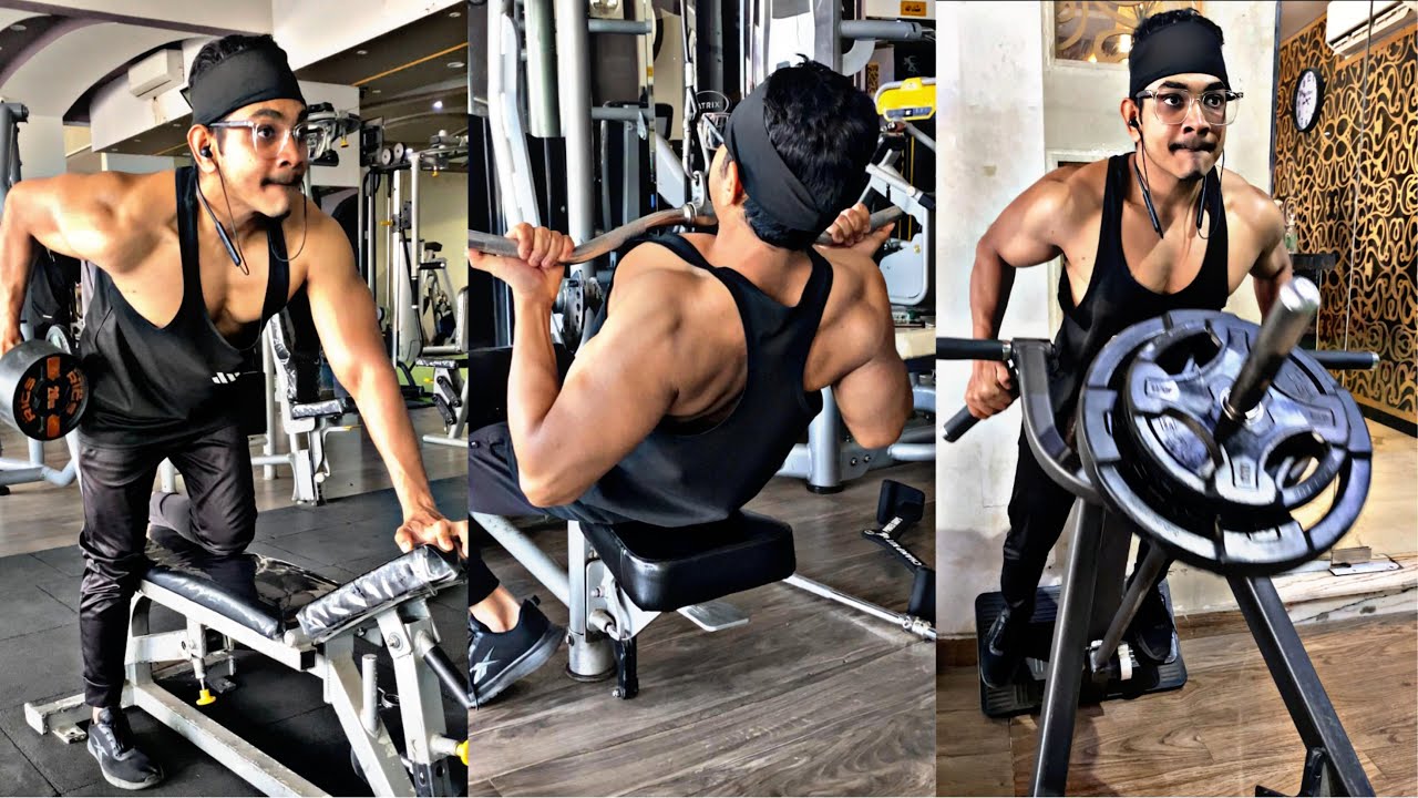 Day 44 of My Fitness Stories || Back & Biceps Workout || Daily Gym ...
