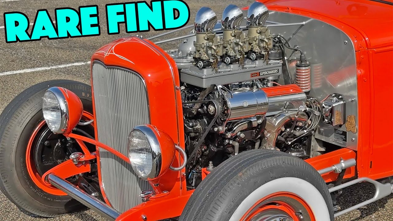 Amazing 70-Year SURVIVOR Hot Rod with a Rare ELECTRIC Supercharger ...