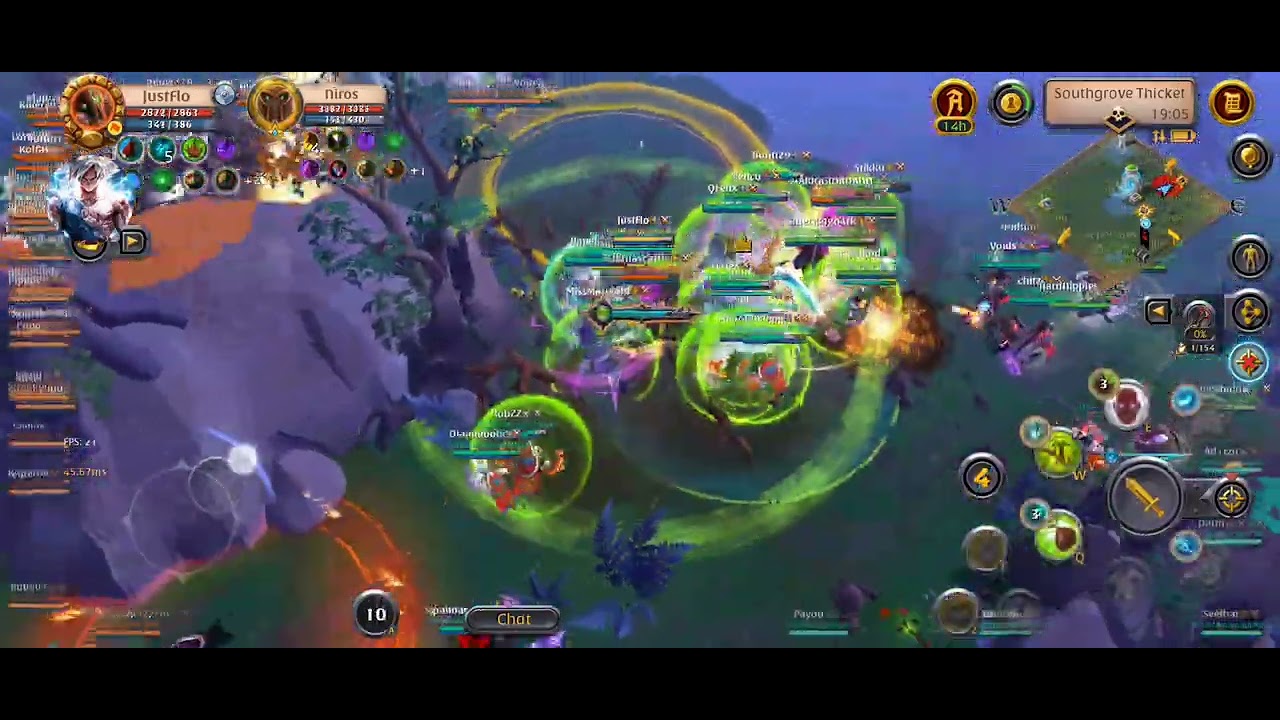 Albion - MOBILE Gameplay ZVZ Rootbound intense -part 1 - YouTube