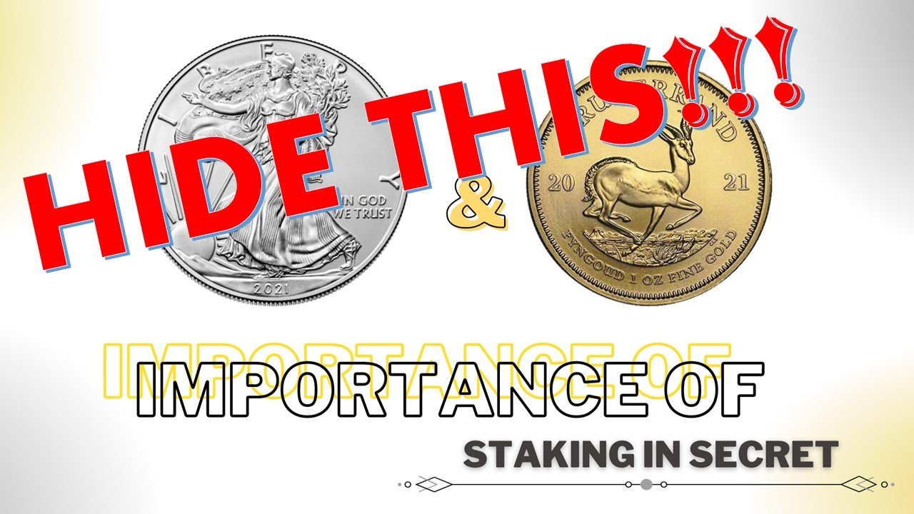 SILVER & GOLD: IMPORTANCE OF STACKING IN SECRET!HIDE YOUR STASH ...