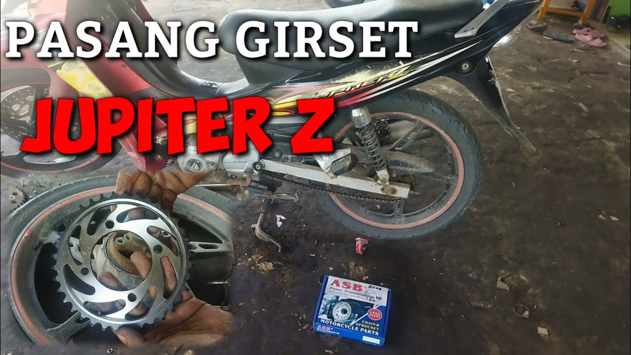 PASANG GIRSET YAMAHA JUPITER Z - YouTube