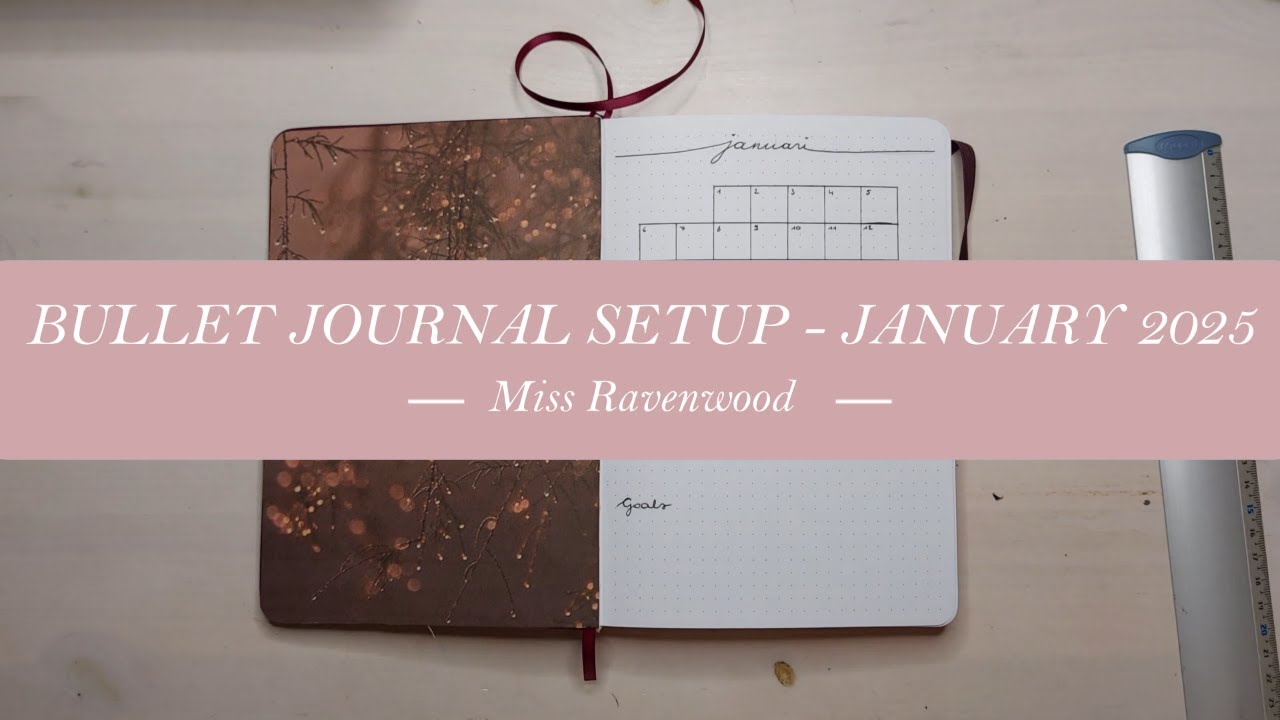 BULLET JOURNAL - january 2025 - YouTube