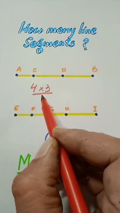 Number of Line segments#MathMarrow#Math shorts#Line segment - YouTube
