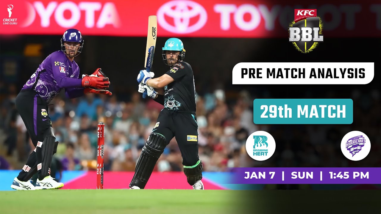 Brisbane Heat vs Hobart Hurricanes 29th Match PREDICTION, BBL 2023-24 ...