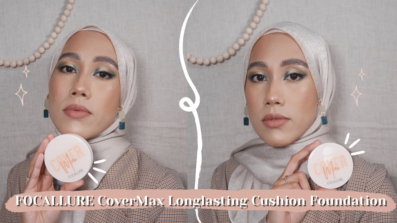 FOCALLURE COVER MAX CUSHION FOUNDATION | TRY ON & REVIEW - YouTube