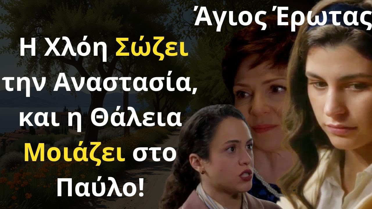 Άγιος Έρωτας Spoiler Η Χλόη Σώζει την Αναστασία, και η Θάλεια Μοιάζει ...