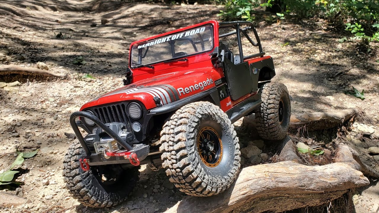 Funday with the CJ ( Axial SCX10 3 CJ7 ) - YouTube