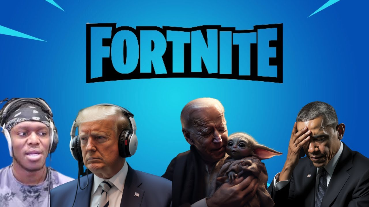 The US Presidents play Fortnite with KSI @ksi @fortnite - YouTube