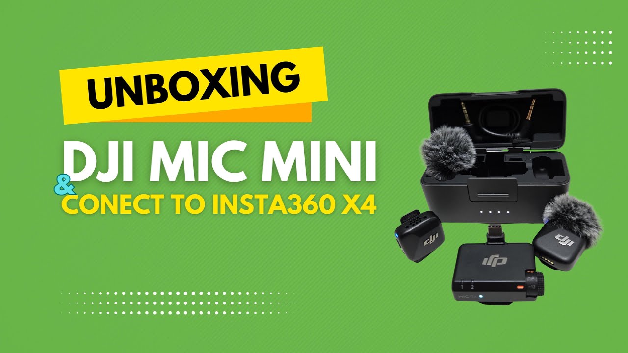Unboxing Dji Mic mini & Tes Conect ke Insta360 X4 - YouTube