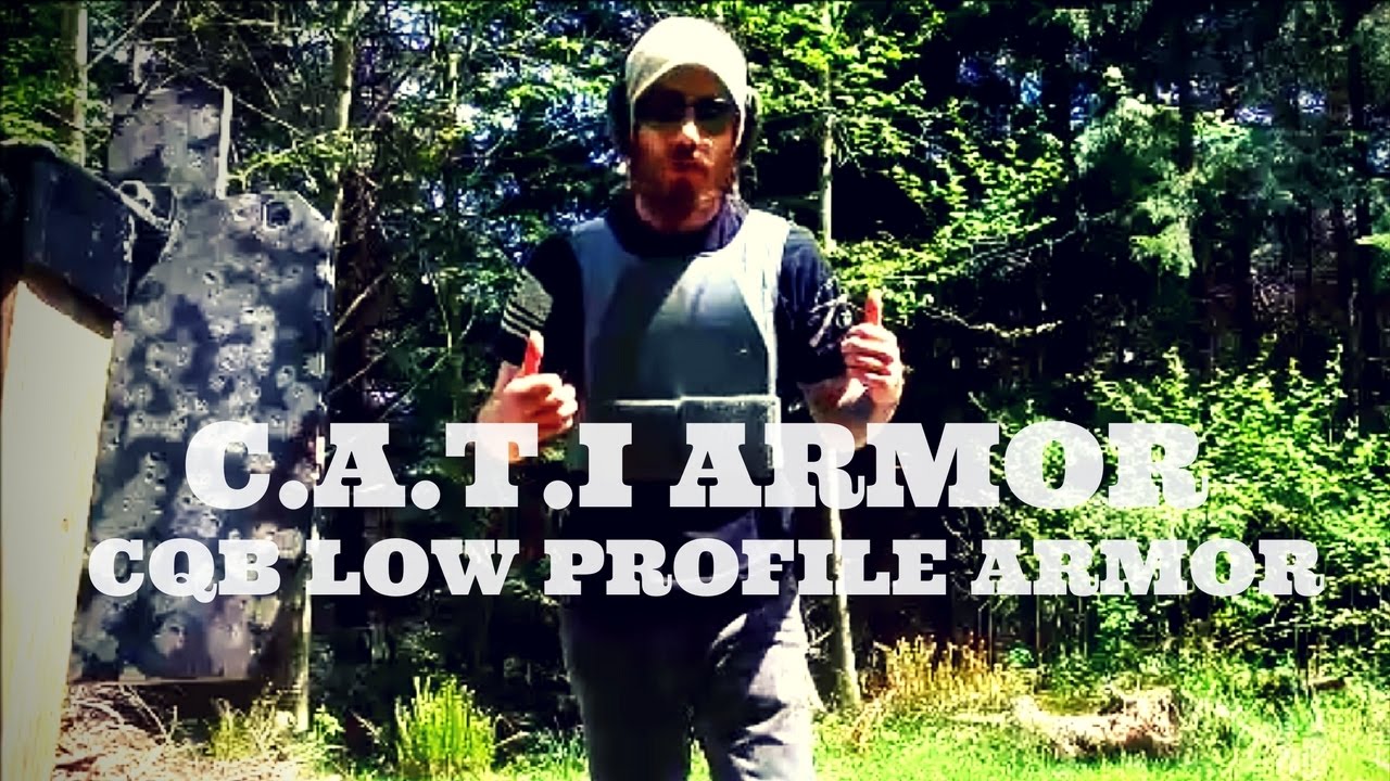 CQB Low Profile Armor System by C.A.T.I Armor - YouTube