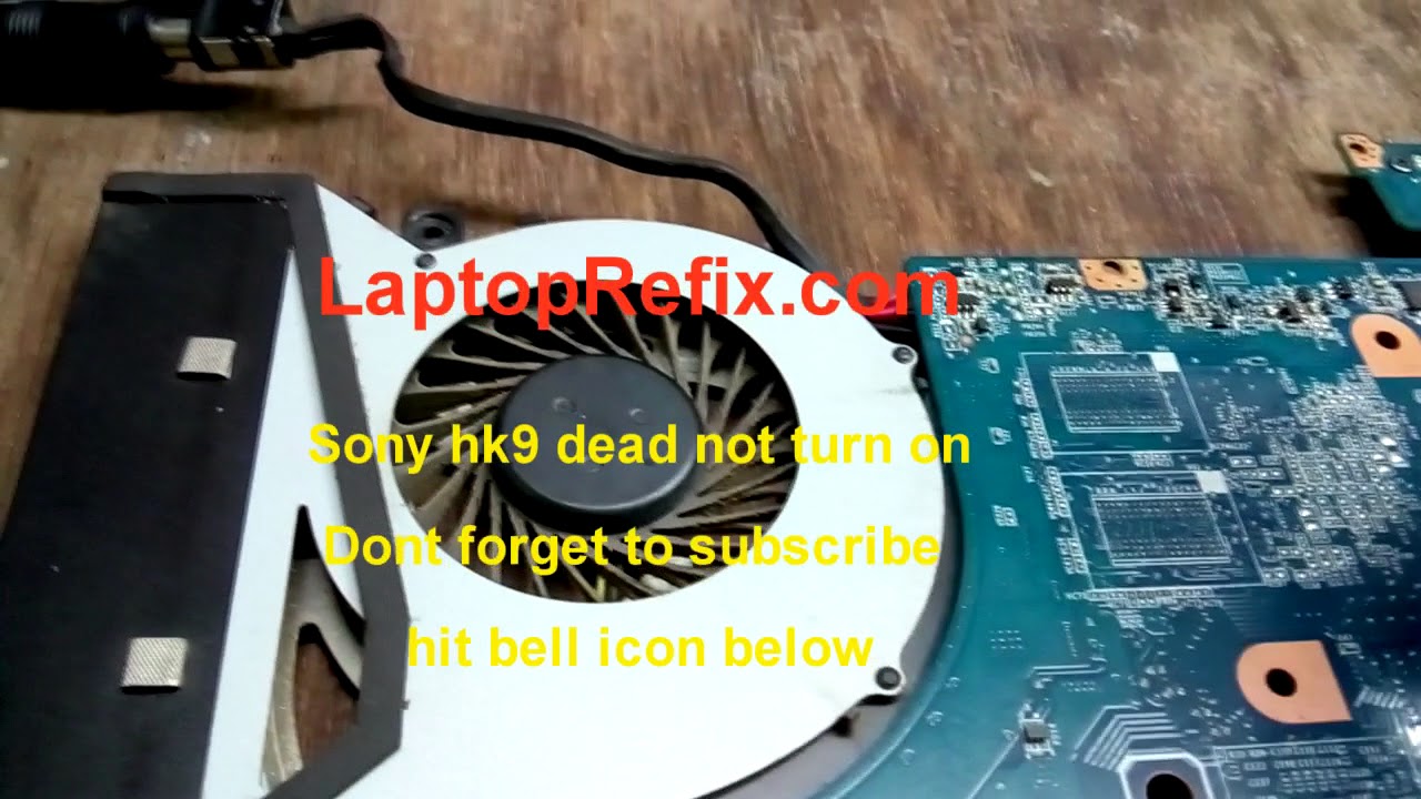 Sony VAIO SVF15 dead laptop repair case study - YouTube