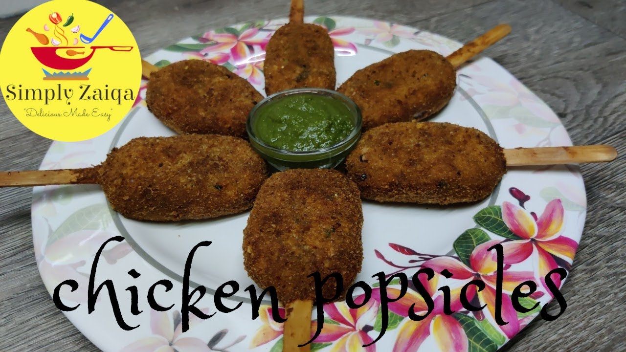 Chicken Popsicles | How To Make Chicken Popsicles | Easy Recipe ...