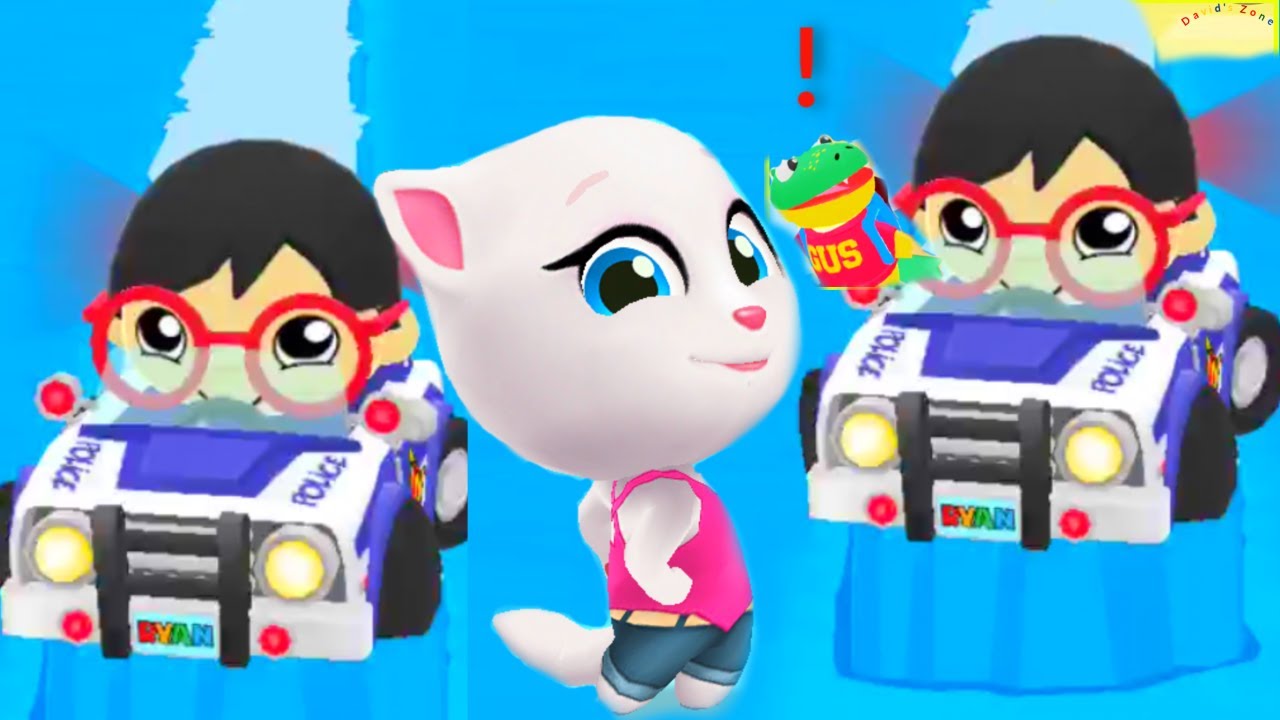 Tag with Ryan Game Talking Tom Gold Rush Zoologist Ryan vs Talking ...