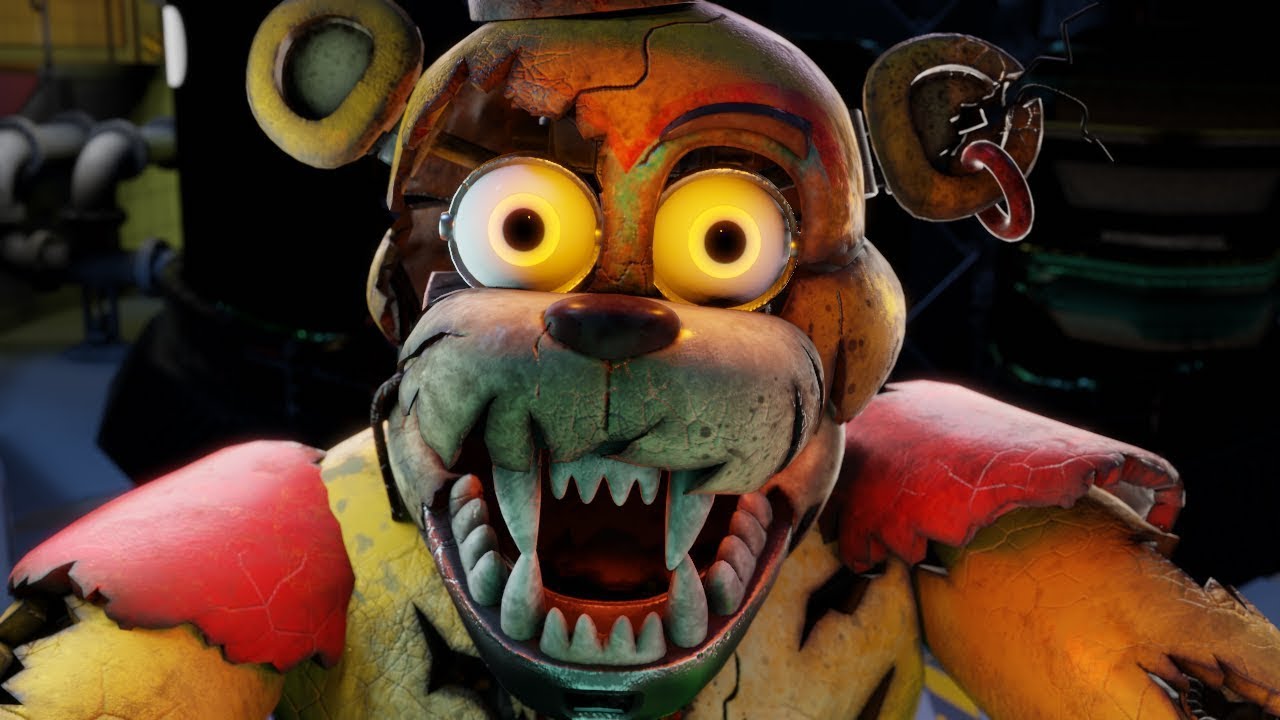 Escaping FNAF Security Breach technically with voice changer (Call of ...
