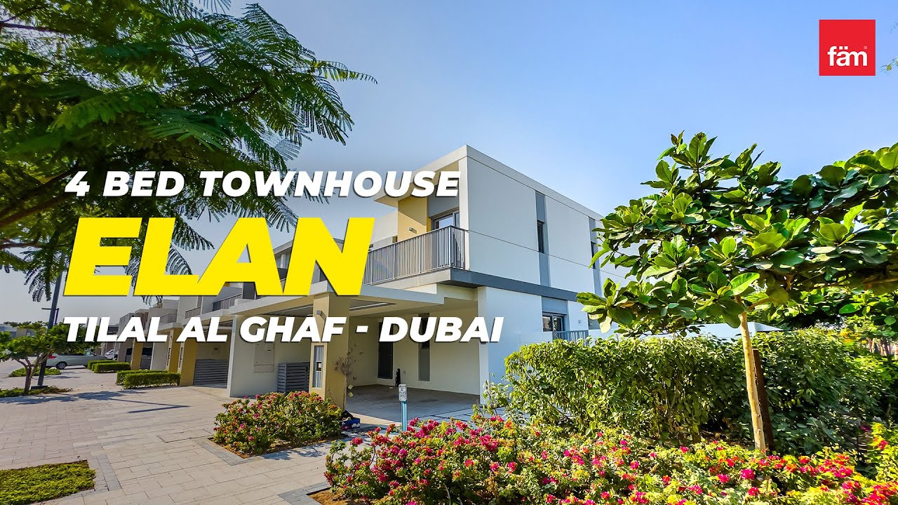 Amazing 4 Bed Townhouse in Elan, Tilal Al Ghaf - Dubai - YouTube